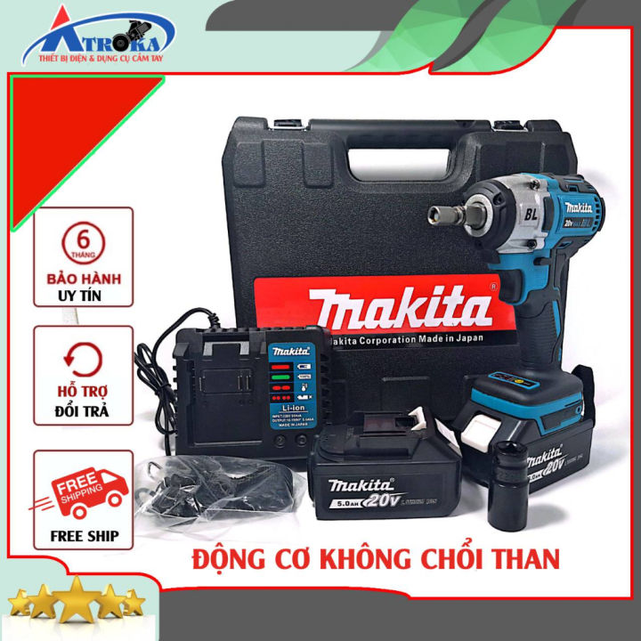 Máy siết bulong, khoan pin Makita DF331D 20v, động cơ không chổi than ...