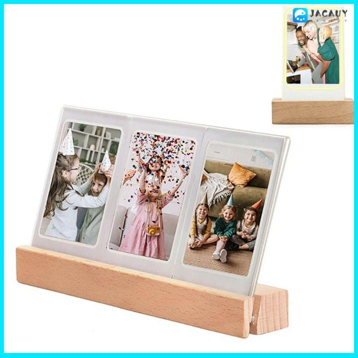 JACAUY Acrylic LED Light Photo Frame 3 in 1 Instant Camera 3 inch ...