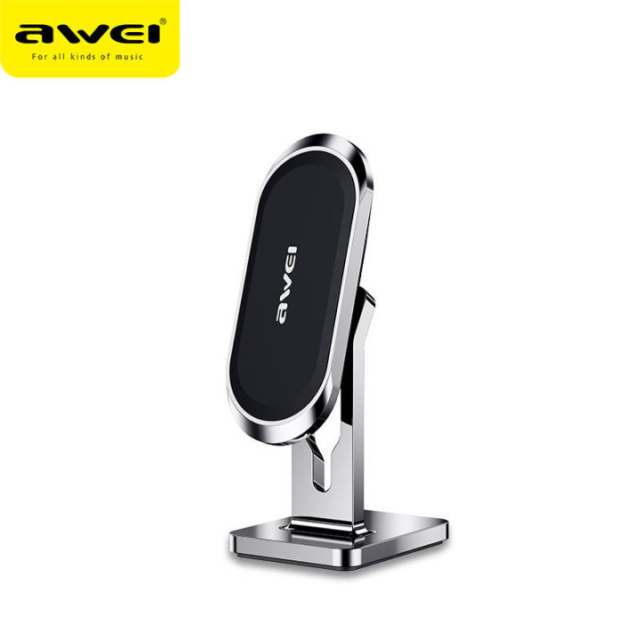 Awei X19 Mini Strip Shape Magnetic Car Phone Holder Stand Phone Mount ...