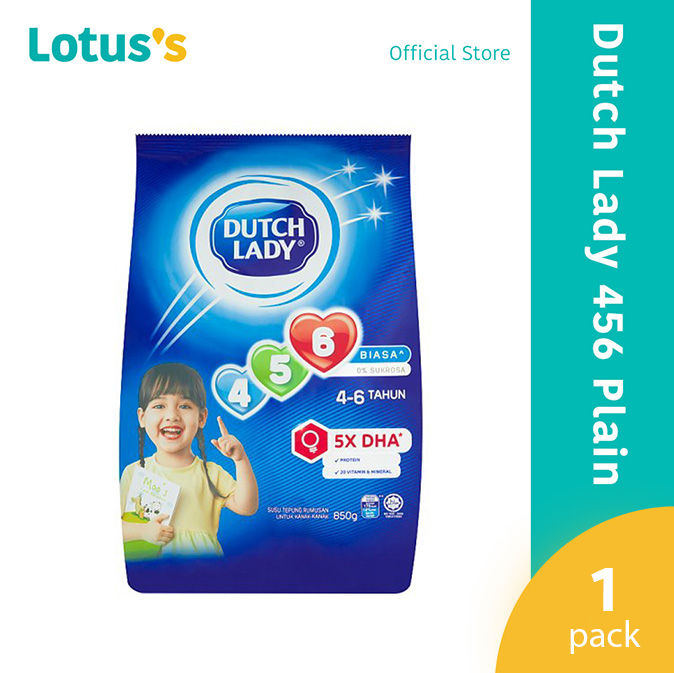 Dutch Lady 456 Plain 850G | Lazada