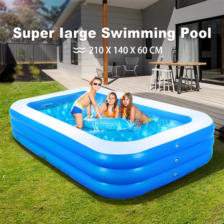Inflatable Swimming Pool for kids and family on sale With free electric ...