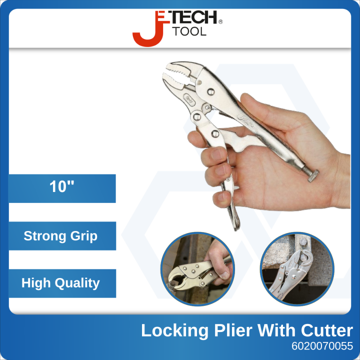 JETECH Curved Jaw Locking Plier 10" | Lazada