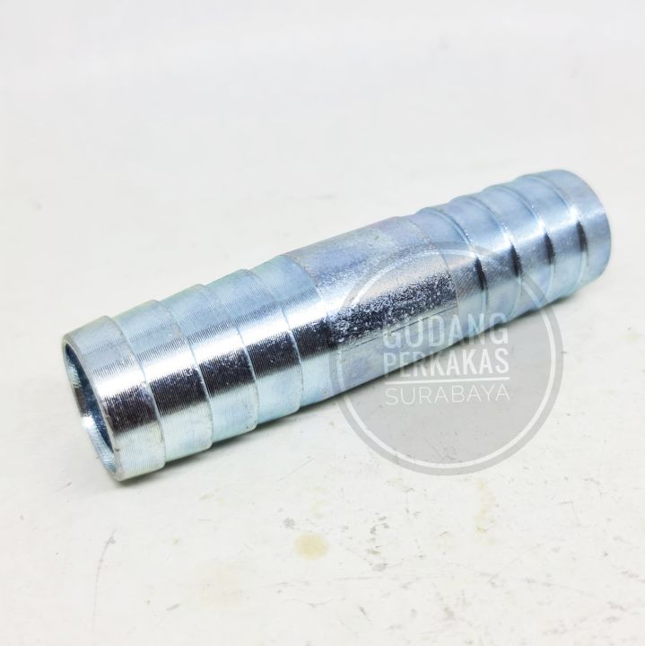 SAMBUNGAN SELANG BESI DOUBLE HOSE BARB GALVANIZED SAMBUNGAN SELANG GAS ...