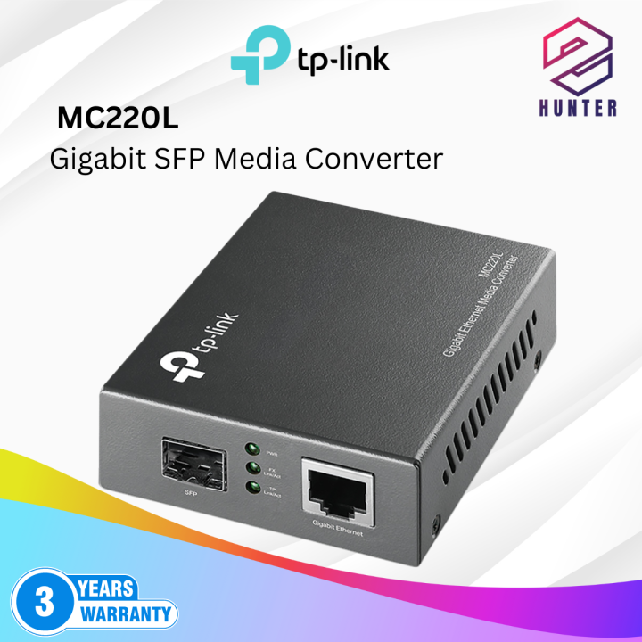 TP-Link MC220L Gigabit SFP Media Converter | Lazada