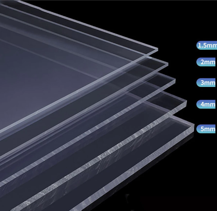 High Transparent Plastic Sheet Hard Board Clear PVC Plate DIY Material ...