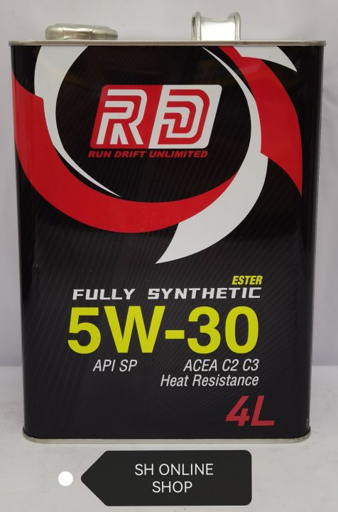 Run Drift (RD) Ester SAE 5W-30 API SP Fully Synthetic Engine Oil (4 ...