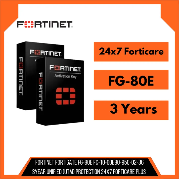 Fortinet FortiGate FG-80E FC-10-00E80-950-02-36 3Year Unified (UTM ...