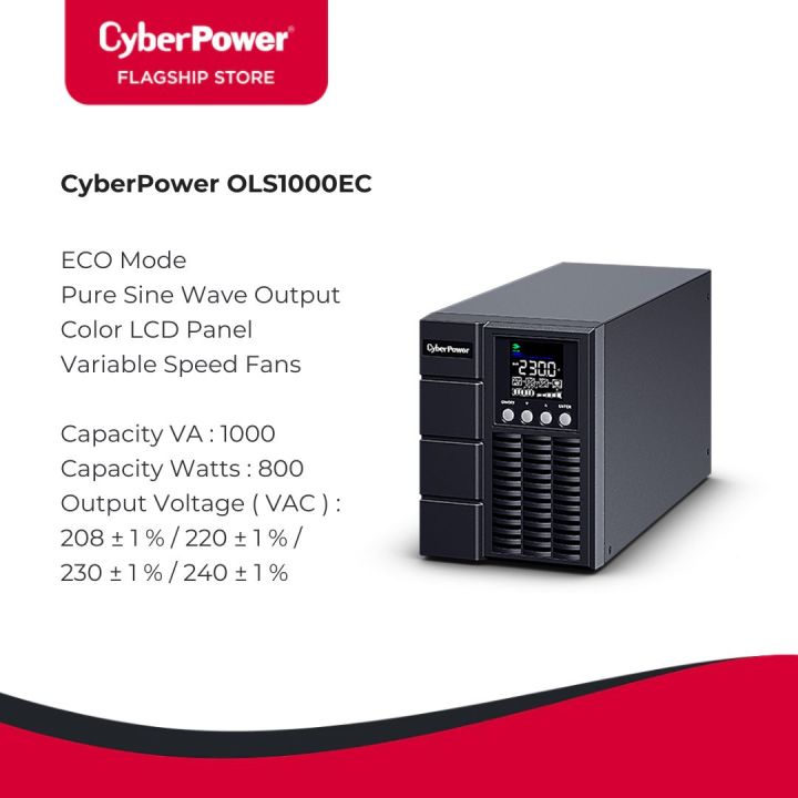 CyberPower Online UPS OLS1000EC 1000VA/800W | Lazada PH