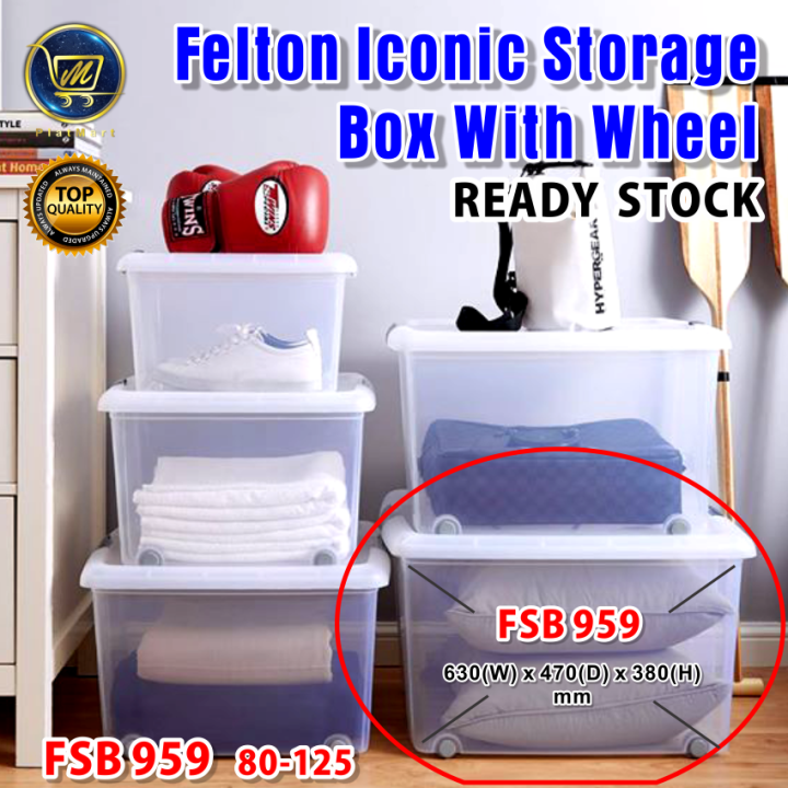 PlatMart - 77 Liter, Felton Iconic Storage Box With Wheel (FSB 959 ...