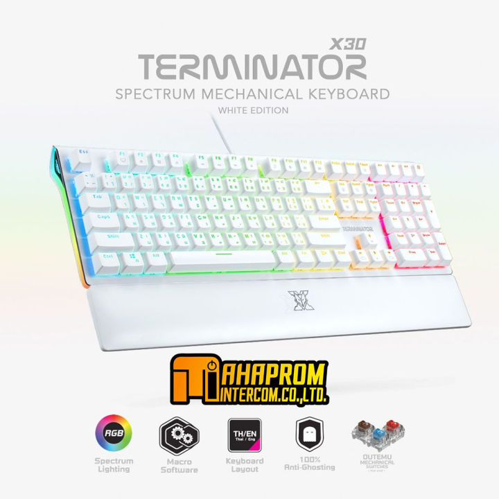 คีย์บอร์ด Gaming NUBWO รุ่น X30 TERMINATOR RGB Mechanical Keyboard ...