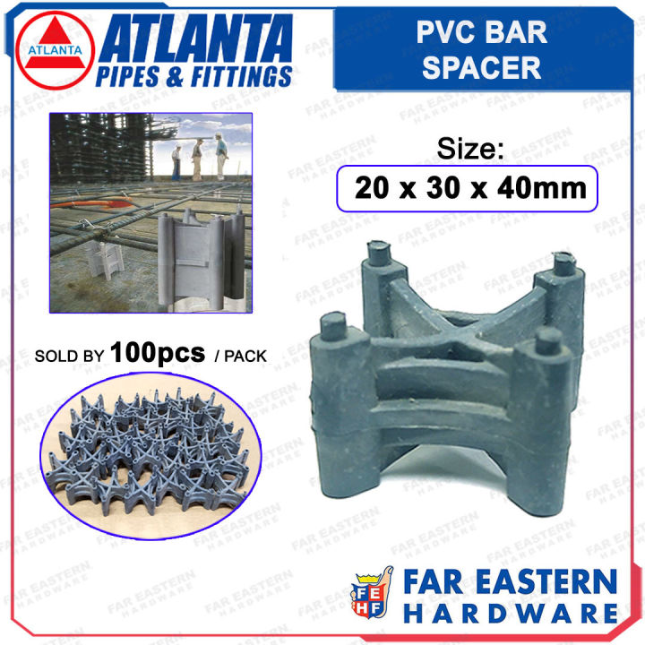 ATLANTA PVC Bar Spacer 20x30x40mm 100pcs / Pack | Lazada PH
