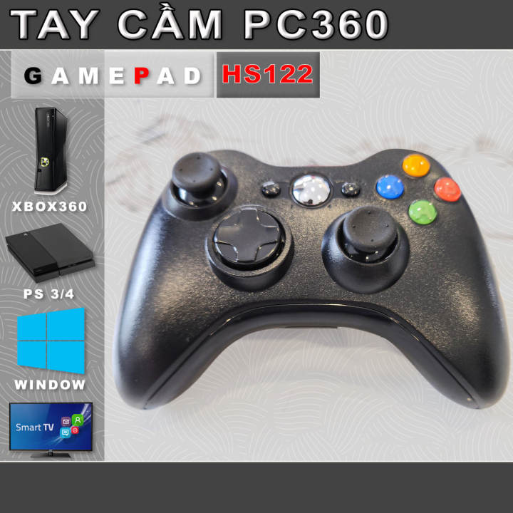 Tay Cầm Chơi Game HS122 - XBOX360, PC, PS3 - Có Rung, USB | Lazada.vn