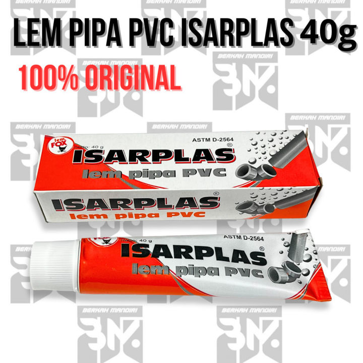 Lem Isarplas - Lem Pvc - Lem Pipa PVC - Lem Paralon - Tube 40gr ...