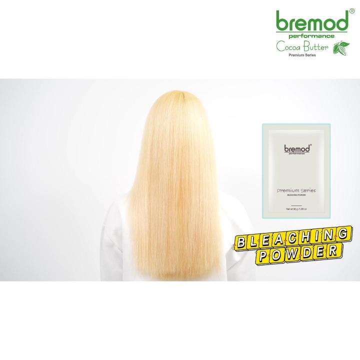 Bremod Bleaching Powder Premium Series Fade Brightener Low Damage Hair ...