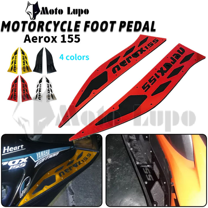 Moto Lupo Aerox 155 Matting Rubber Footboard For Aerox V1 with Carbon ...
