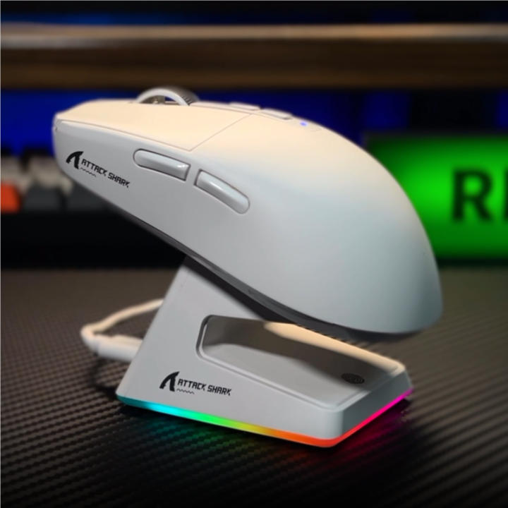 X6 PAW3395 Bluetooth Mouse,2.4 Tri-Mode Connection, RGB Touch Magnetic ...
