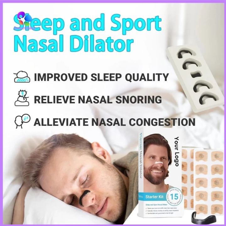 24h】Sport Nasal Dilator Sleep Nasal Breathing Dilators Starter Kit Nose ...