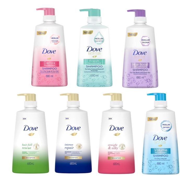 Dove Nutritive Hair Shampoo 680ml | Lazada