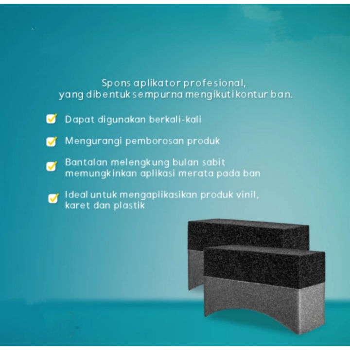 busa semir ban busa semir ban cekung alat semir ban aplikator semir ban ...