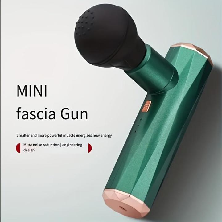 Mini Fascia Gun Electric Muscle Massager | Silent Fitness Vibration ...