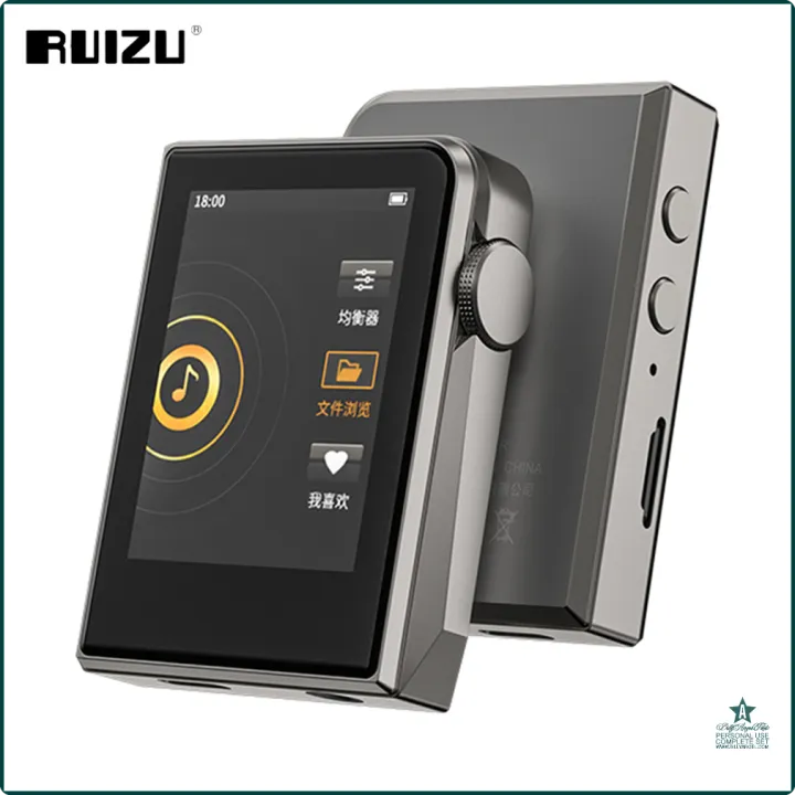[op037] RUIZU A58 Bluetooth MP3 Player HiFi Music Player DSD256 ...