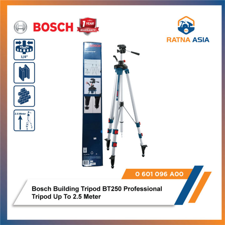 Bosch Building Tripod BT250 Up To 2.5 Meter Tripod Bangunan ...