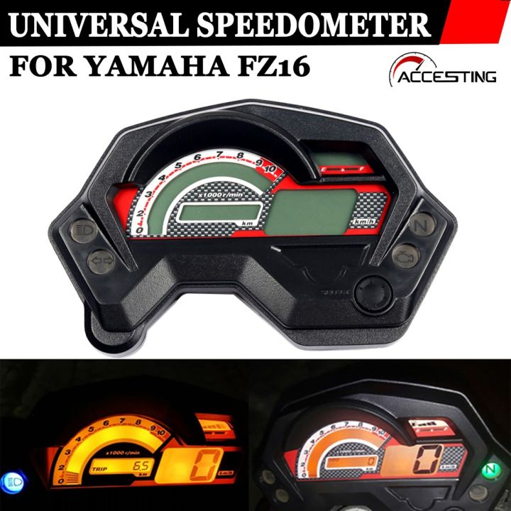 10000RPM Motorcycle Universal Speedometer Digital Electronics Indicator ...