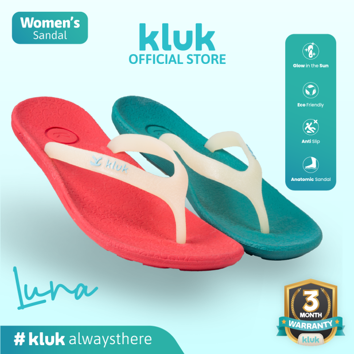 KLUK Sandal Jepit Wanita - Luna Joy Cama Jingle - Anatomic Premium ...