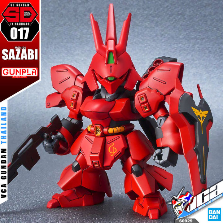 VCA 💥 BANDAI GUNPLA SD EX-STANDARD SDEX MSN-04 SAZABI ประกอบ หุ่นยนต์ โมเดล กันดั้ม กันพลา ของ ...
