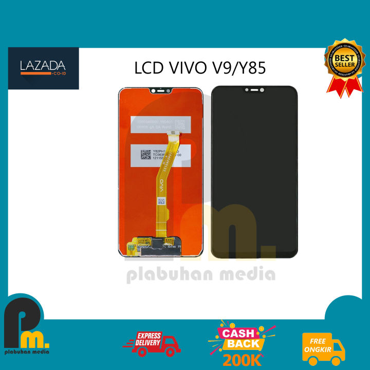 LCD VIVO V9 / Y85 FULLSET + TOUCHSCREEN BLACK ORIGINAL | Lazada Indonesia