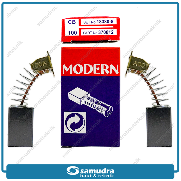 Carbon Brush MODERN CB-100 Arang Sepul Bostel Mesin Circular Saw Spul ...