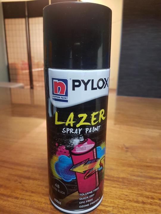 Pylox Spray Paint #48 Gloss Black | Lazada PH