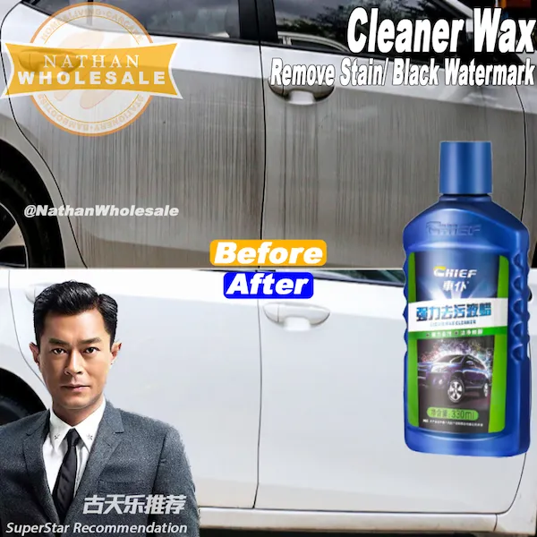 CHIEF【Cleaner Wax】 Remove Stain Watermarks 330ml 100% SAFE to your ...