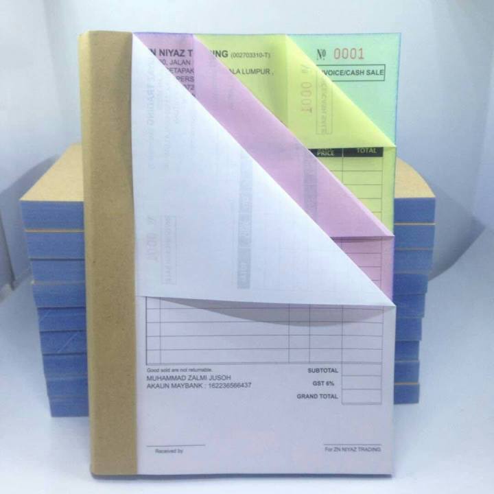 [Pre-order Customize Printing] Min Order 1 buku- BUKU RESIT/ BILLBOOK ...