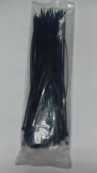 Cable Tie 12in (M4.8 X 300 mm) Black Nylon Cable Tie Zip Tie Cable ...