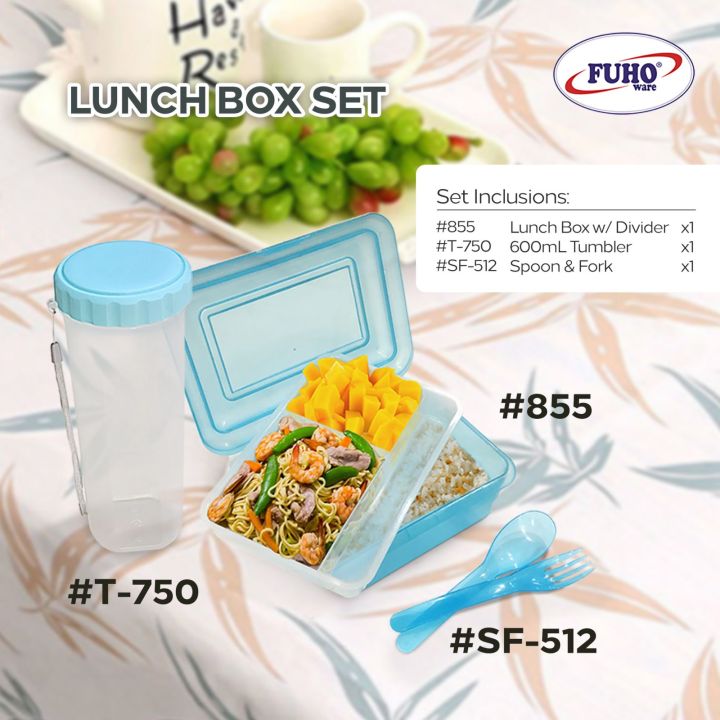 1 pc set FUHO Lunch Box Set/Baunan Bundle# 12 | Lazada PH