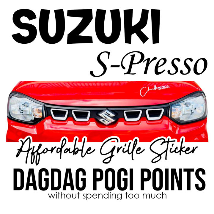 Suzuki Spresso Grille Sticker Only | Lazada