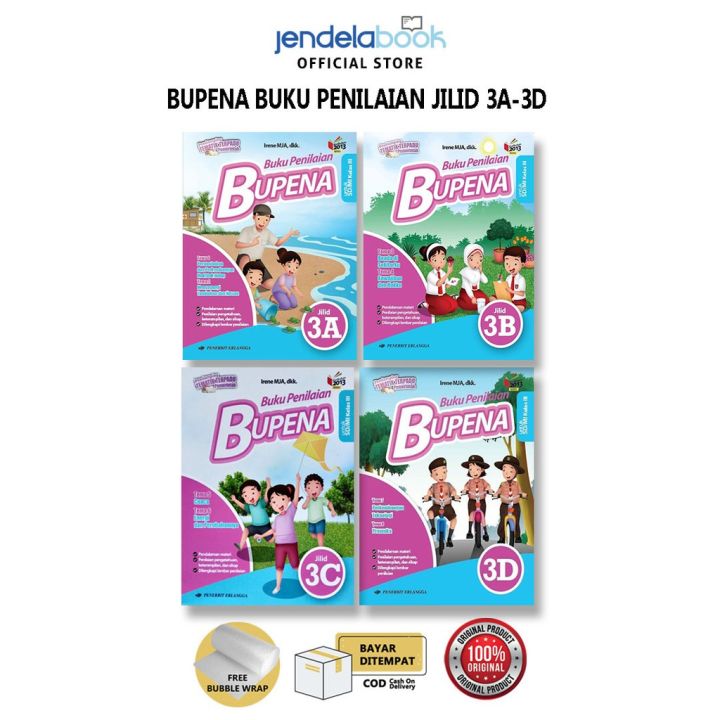 Kls 3 Bupena Buku Penilaian Jilid 3A 3B 3C 3D Untuk Sd/Mi Kelas 3 Kurikulum 2013 Revisi | Lazada ...