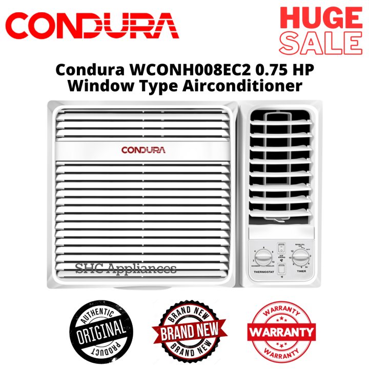 Condura WCONH008EC2 0.75 HP INVERTER Window Type Airconditioner | Lazada PH