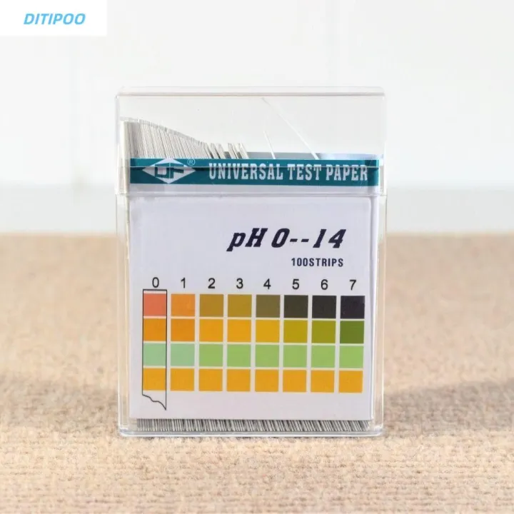 SPENCERRY 100 Strips PH Value 0-14 PH Test Paper Litmus Testing Kit ...