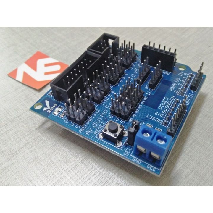 Sensor Shield Arduino Uno Digital Analog Module Servo Motor Arduino Lazada 