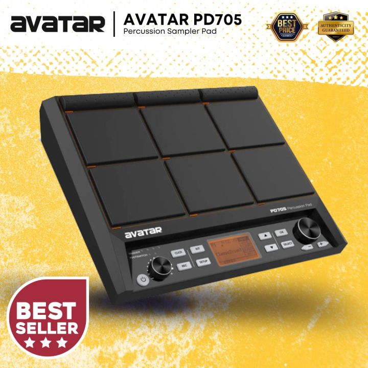 AVATAR PD705 Electronic Percussion Sampler Pad Music Editing ( HXW / PD-705 / PD 705 ) | Lazada