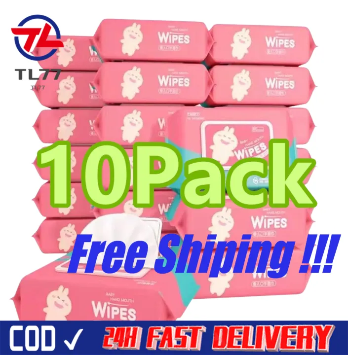 TL77 Free Shipping 60 Packs Special Offer Organic Baby Wipes Pack of 80 ...