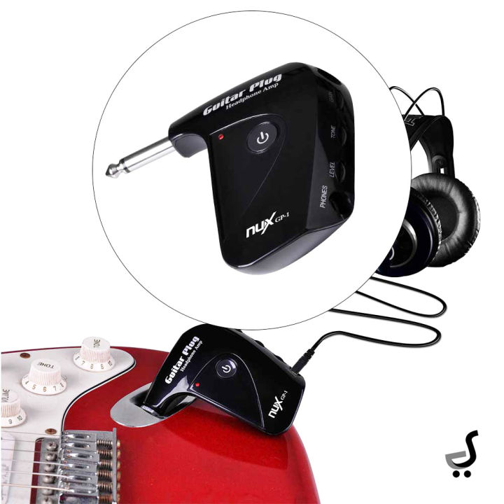 Guitar Plug Headphone Amplifier Portable Headset Gitar Amp NUX GP-1 ...