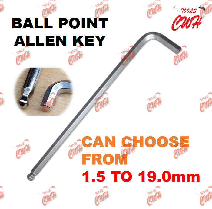 1.5-19.0MM RANGE PRC BALL POINT ALLEN KEY HEX HEXAGON KEY L WRENCH ...