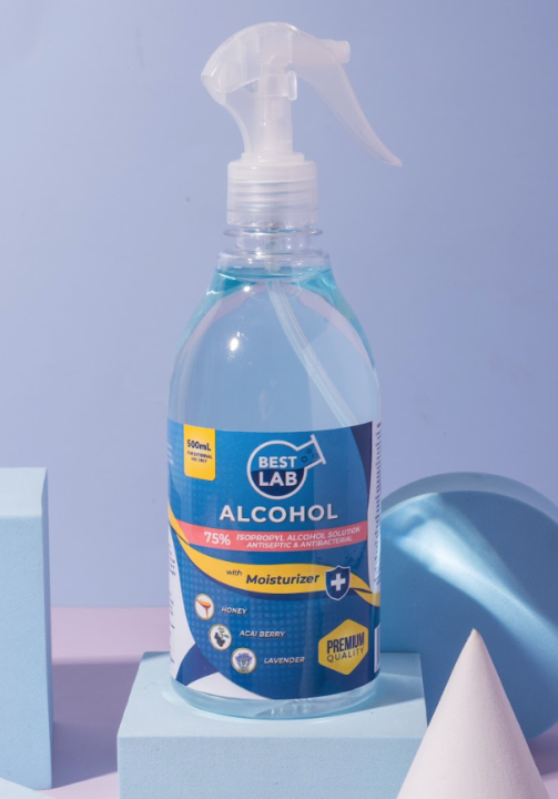 BestLab 75% Isopropyl Alcohol Premium with Honey, Lavender and Acai ...