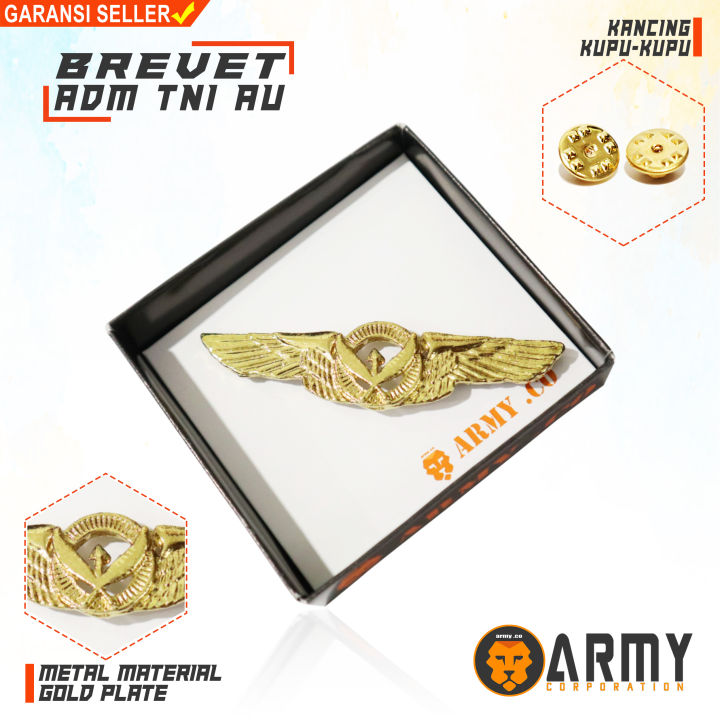Brevet wing ADM TNI AU | Lazada Indonesia