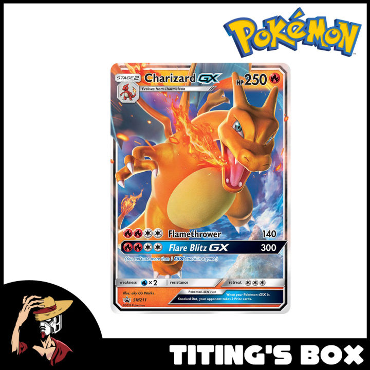 [EN] Pokemon TCG Charizard GX SM211 Promo Card | Lazada PH