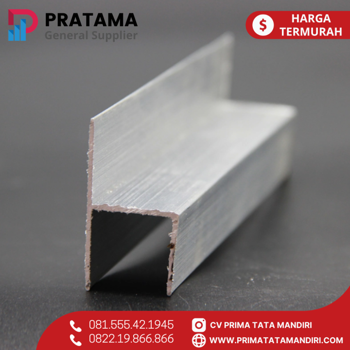 H Type Alumnium Flange - Sambungan Ducting PU - H FLANGES 4M | surabaya ...