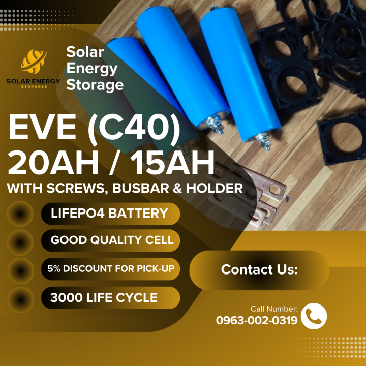 NEW EVE 20AH / 15AH C40 3.2V Lifepo4 Battery Lithium Battery. (PM FOR ...